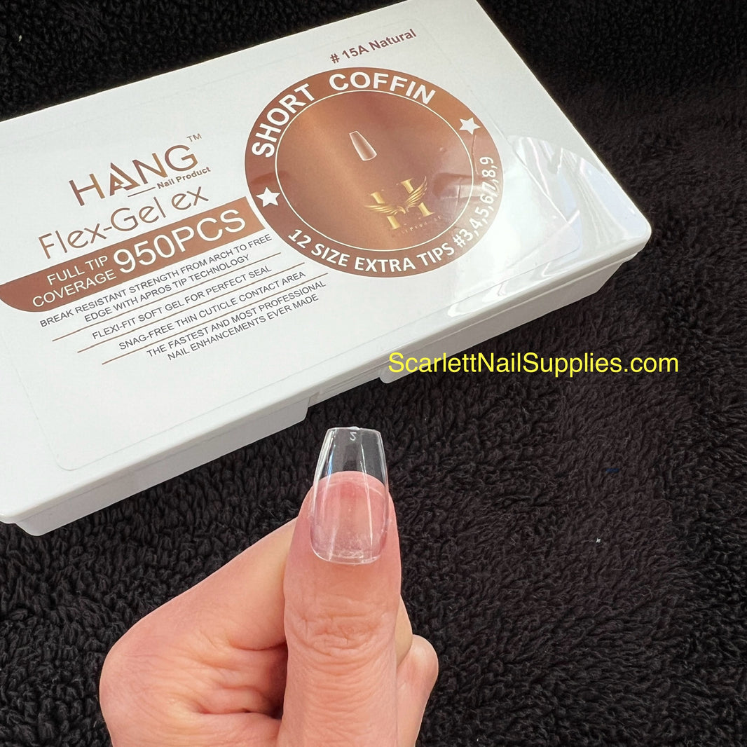 Durable Nail Tips for Long Nails Design with Acrylic Powder, Gels ...