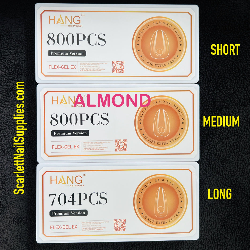 Durable Nail Tips for Long Nails Design with Acrylic Powder, Gels ...