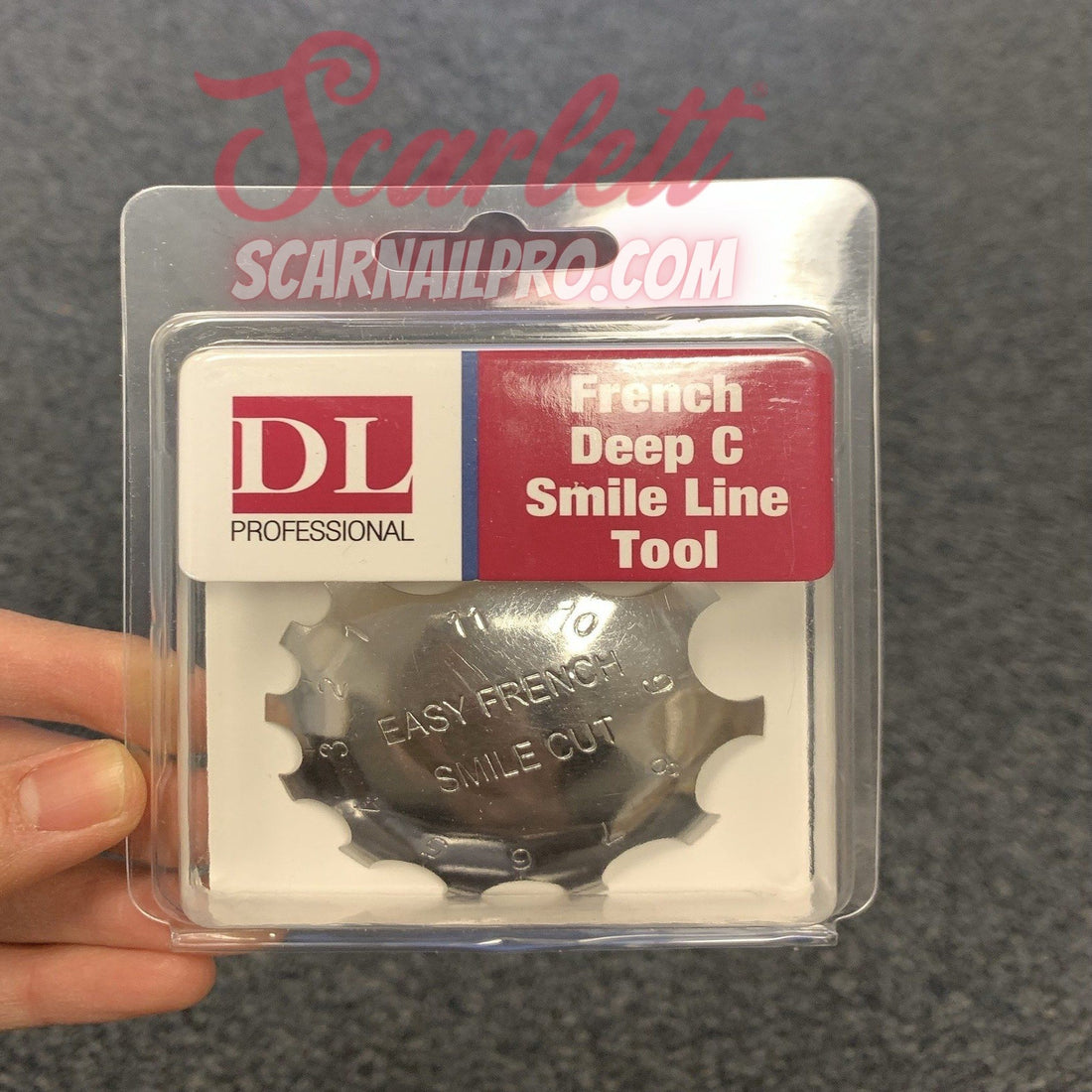 Nail Art Easy French Smile Cut - French Deep C Smile Line - Nail Acryl ...